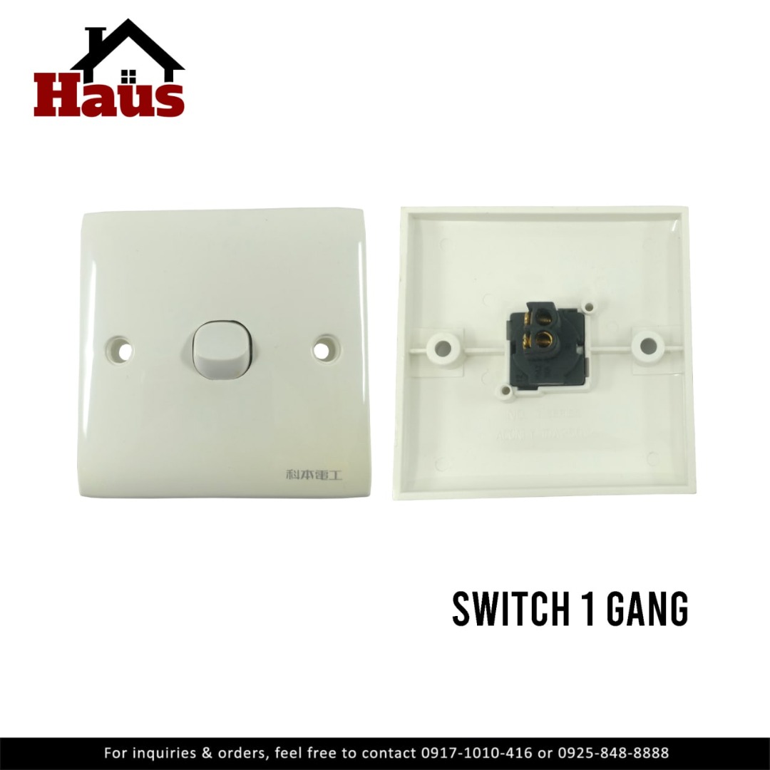 Electrical Light Switch 1 Gang, Commercial & Industrial, Construction ...