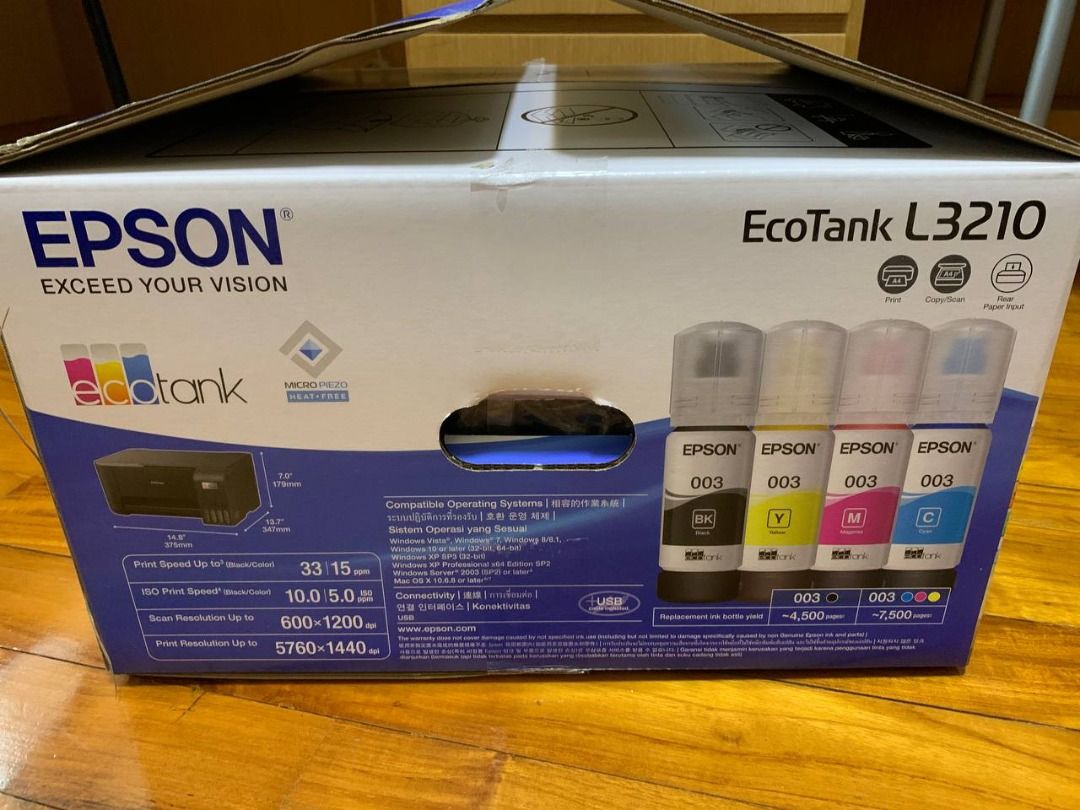 Epson L3210 Printer, Computers & Tech, Printers, Scanners & Copiers on ...