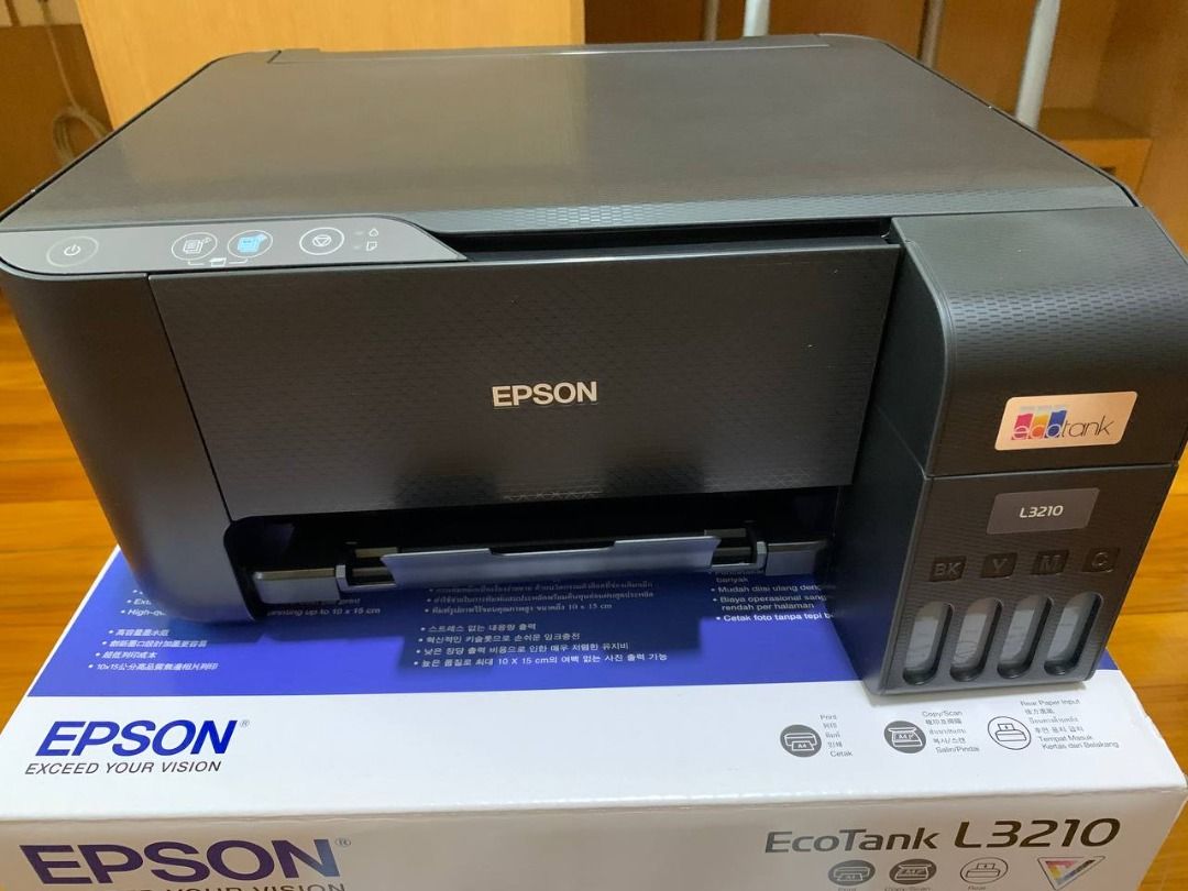 Epson L3210 Printer, Computers & Tech, Printers, Scanners & Copiers on Carousell