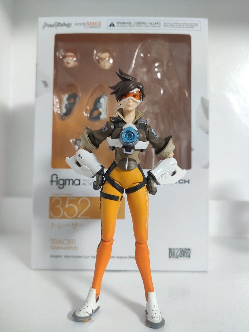 Figma 352 Tracer from Overwatch, Hobbies & Toys, Toys & Games on Carousell