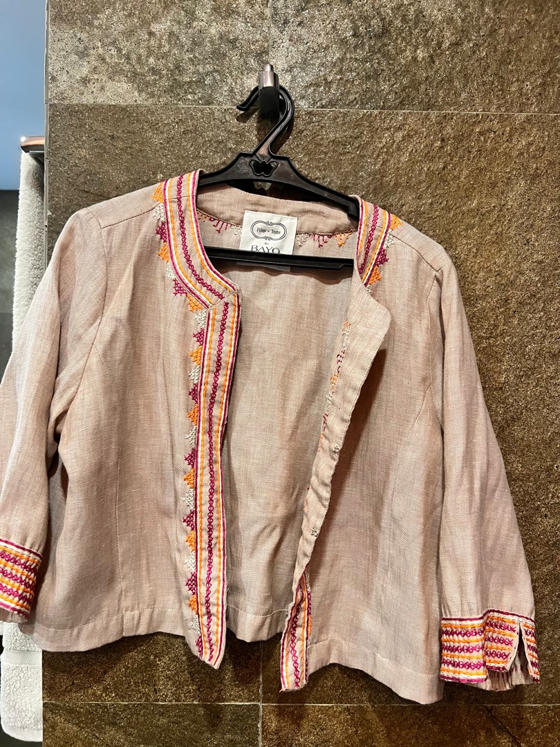 Flip and Inna Bayo collab linen jacket, Women's Fashion, Coats, Jackets ...