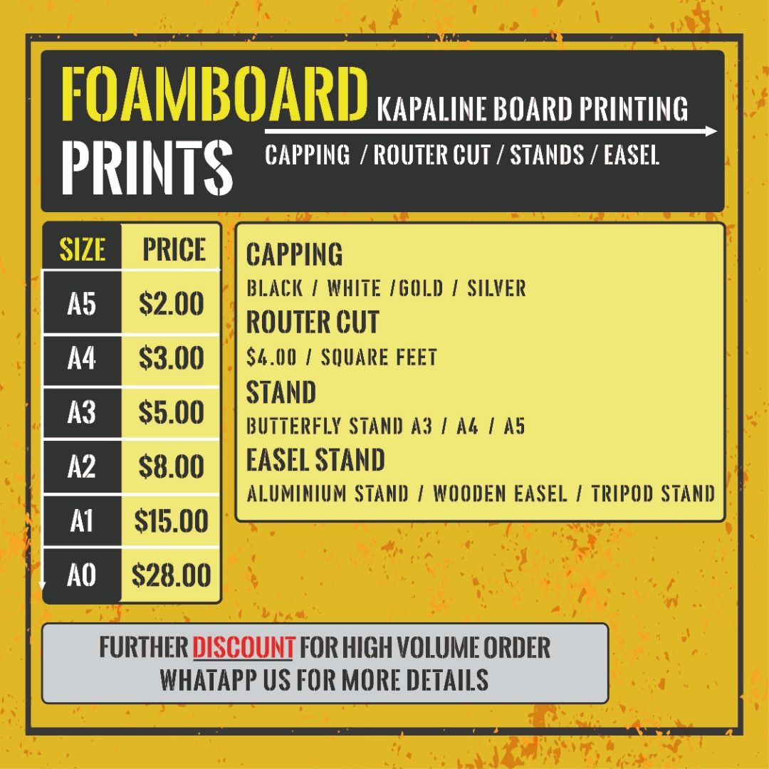 Foamboard & Poster | Logo Branding | Board | Brand awareness | Custom ...