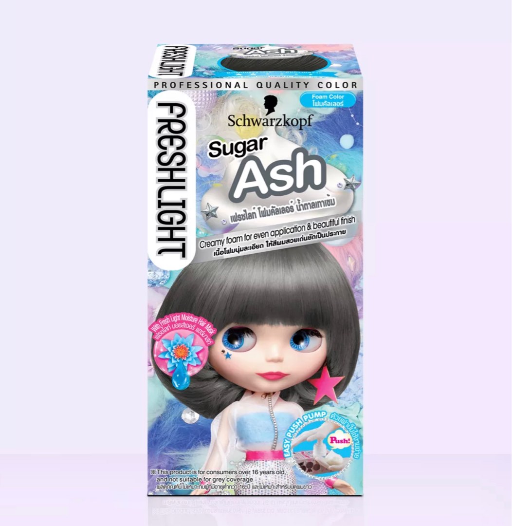 Freshlight hair color foam sugar ash, Beauty & Personal Care, Hair on ...