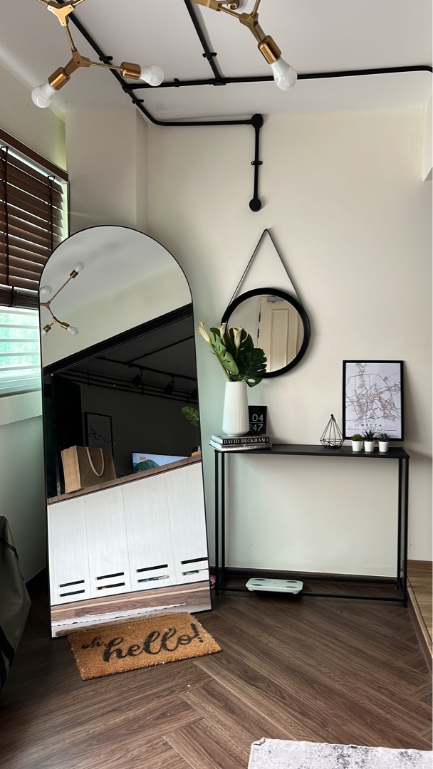 Full length mirror 2m x 80cm, Furniture & Home Living, Home Decor ...