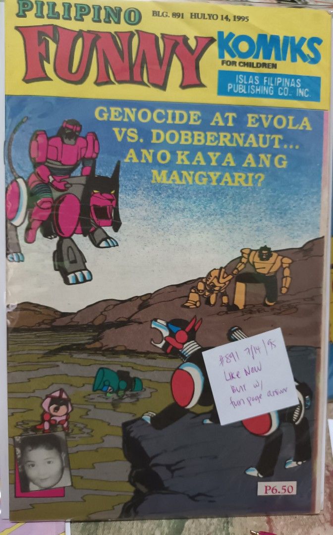 Funny Komiks Combatron Issue #891, Hobbies & Toys, Books & Magazines ...