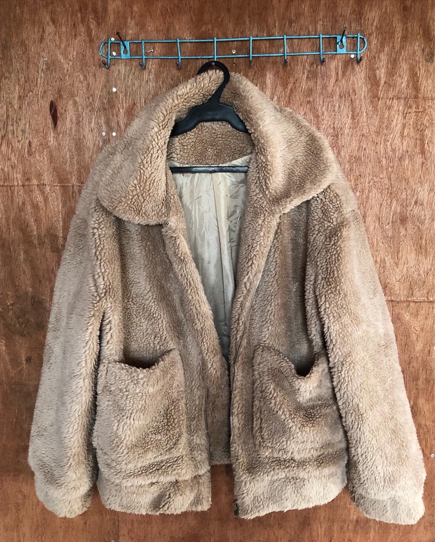 FUR TEDDY JACKET, Women's Fashion, Coats, Jackets and Outerwear on ...