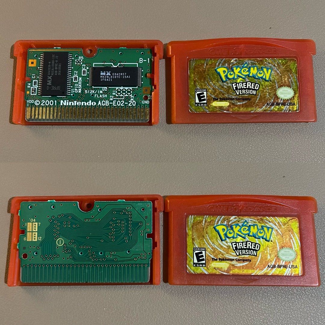 Gameboy Advance: Pokemon FireRed, Video Gaming, Video Games, Nintendo ...