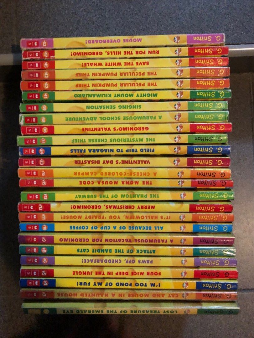 Geronimo Stilton Series, Hobbies & Toys, Books & Magazines, Children's ...