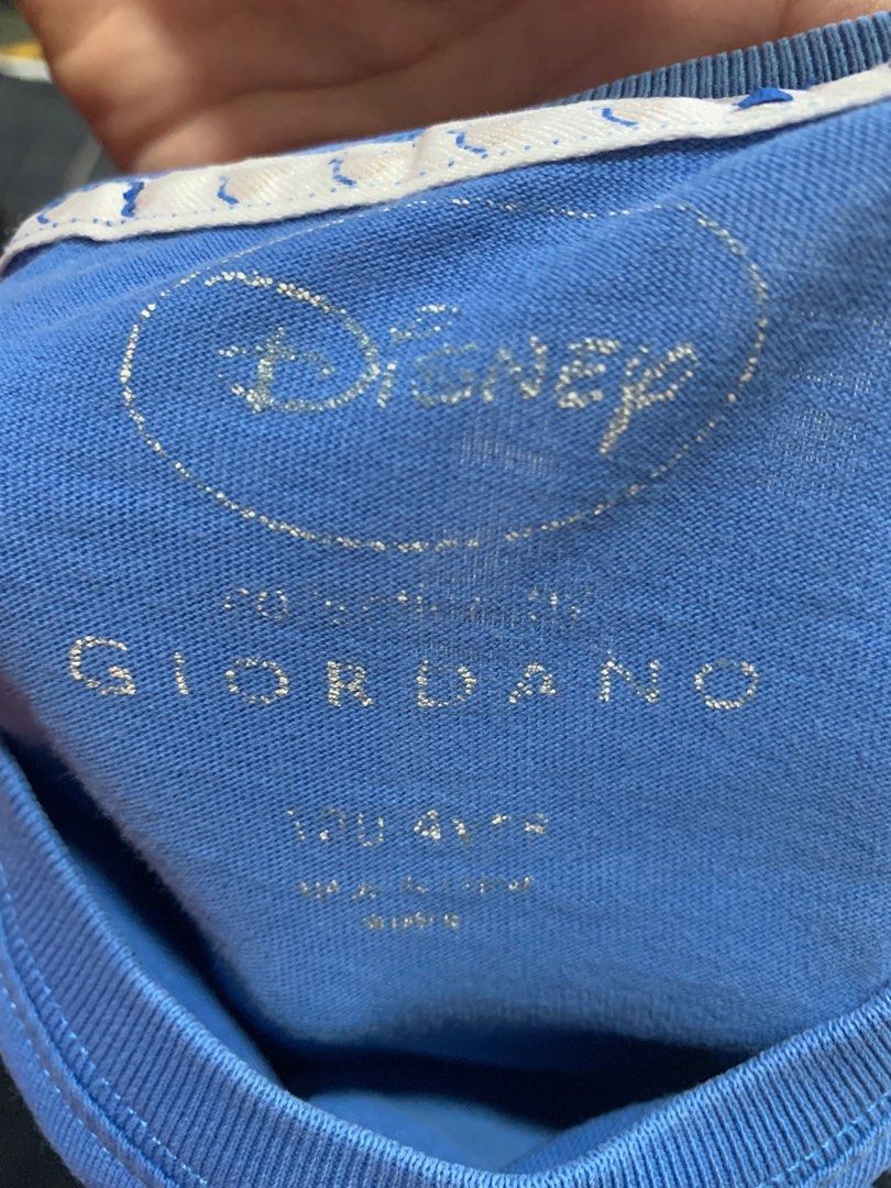 Giodano Disney Mickey Mouse shirt 4, Babies & Kids, Babies & Kids ...