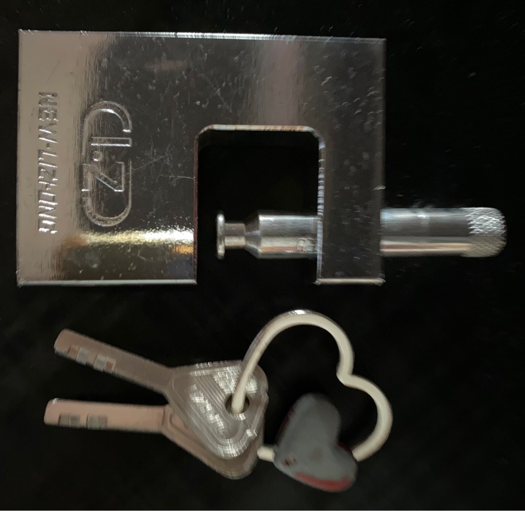 Heavy Duty Metal Gate Pad Lock, Furniture & Home Living, Security ...