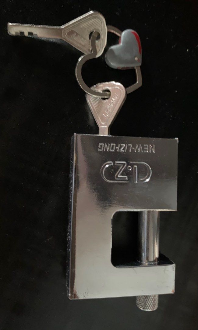 Heavy Duty Metal Gate Pad Lock, Furniture & Home Living, Security ...