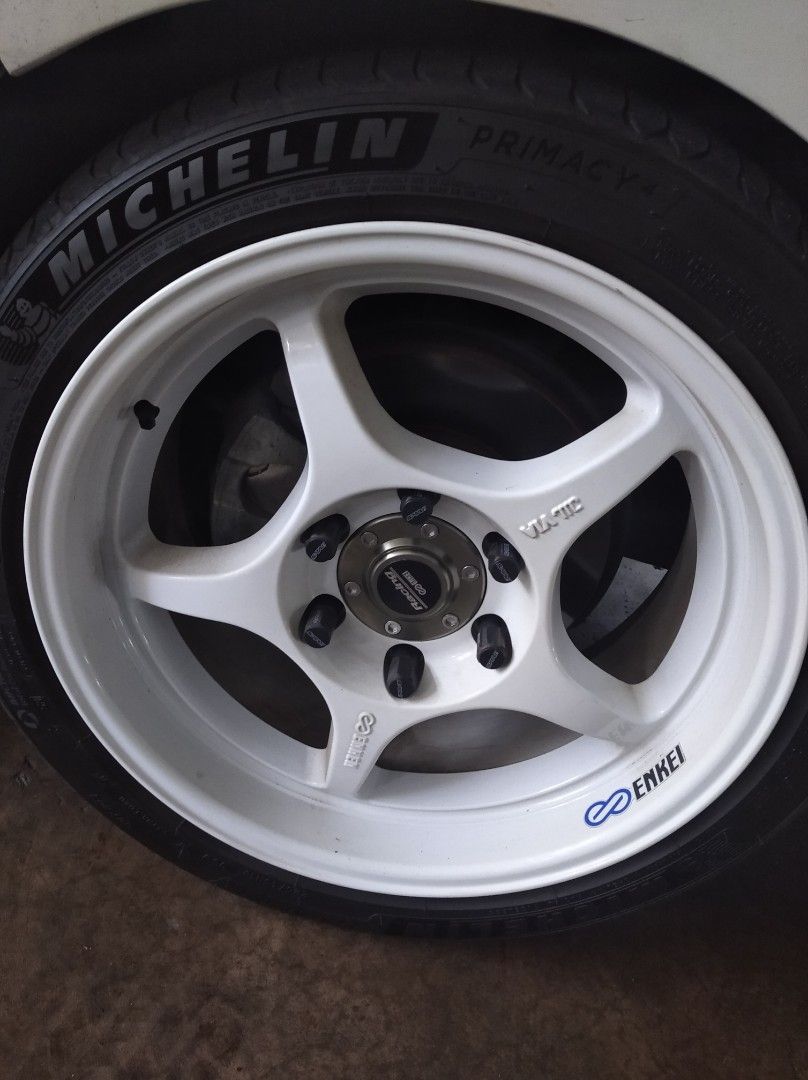 Hiace rim enkei rp01, Car Accessories, Tyres & Rims on Carousell