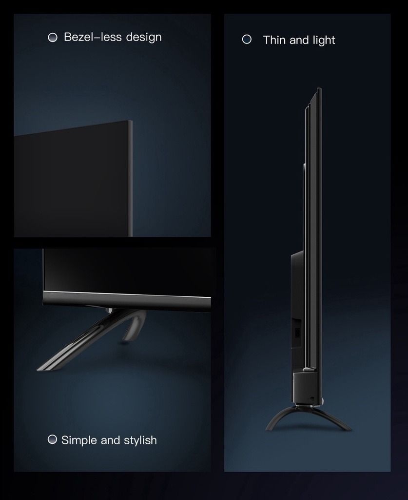 HKC 55 inck 4K Smart Android TV Google TV YouTube Netflix, TV & Home ...