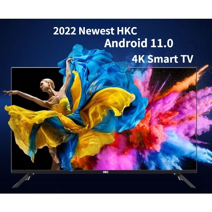 HKC 55 inck 4K Smart Android TV Google TV YouTube Netflix, TV & Home ...