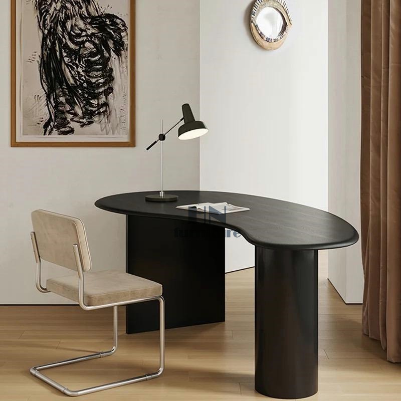 hn-0346 Wavy Corner Desk, Furniture & Home Living, Furniture, Tables ...