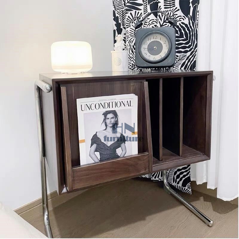 hn-0350 Sliding Door Magazine End Table, Furniture & Home Living ...