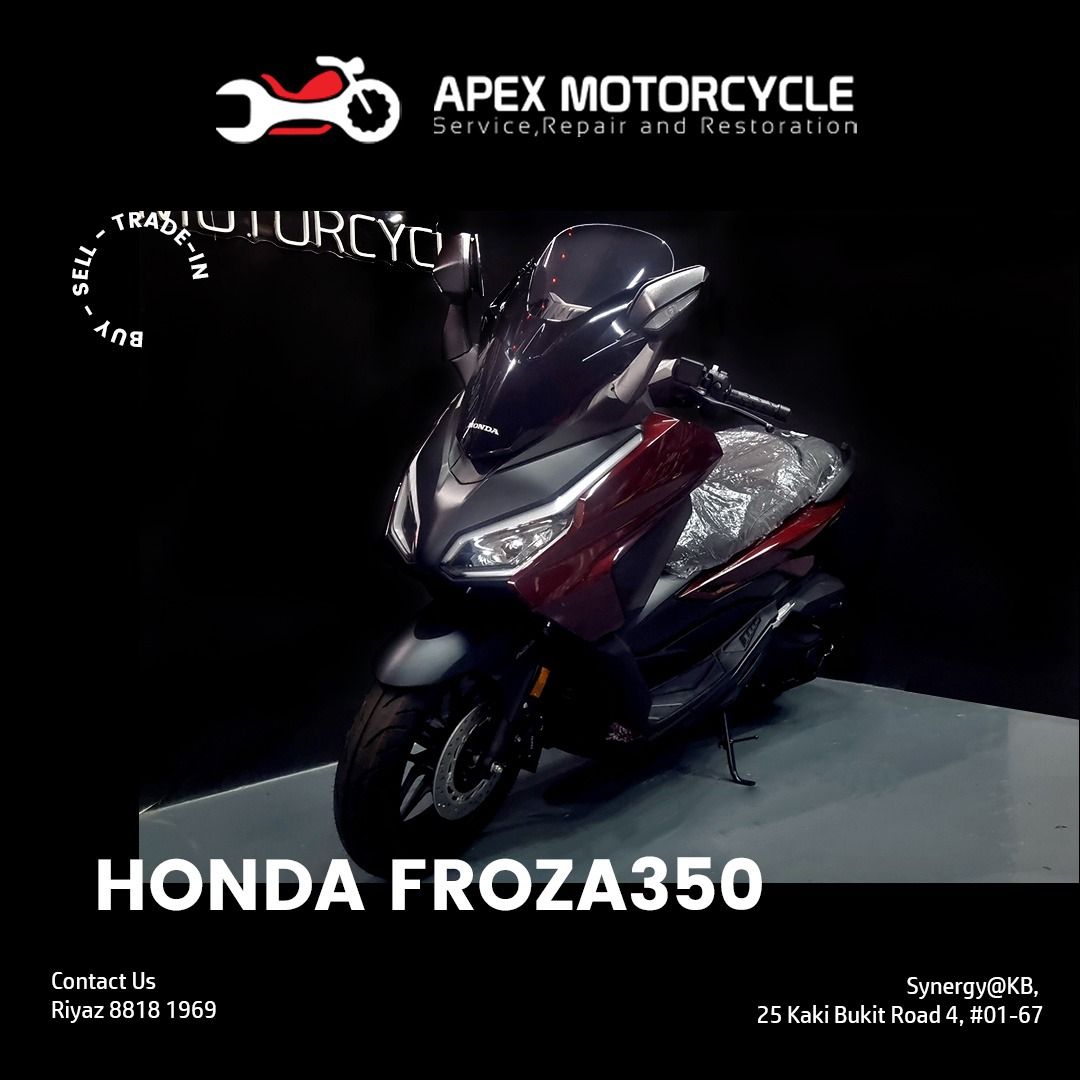 Honda Froza 350, Motorcycles, Motorcycles for Sale, Class 2A on Carousell