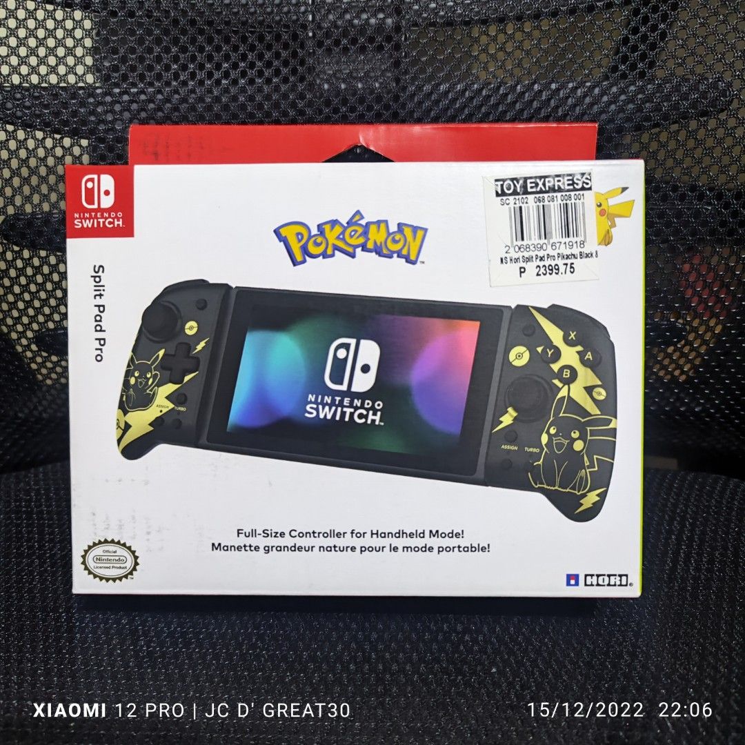 Hori split pad pro pokemon pikachu ed, Video Gaming, Gaming Accessories ...