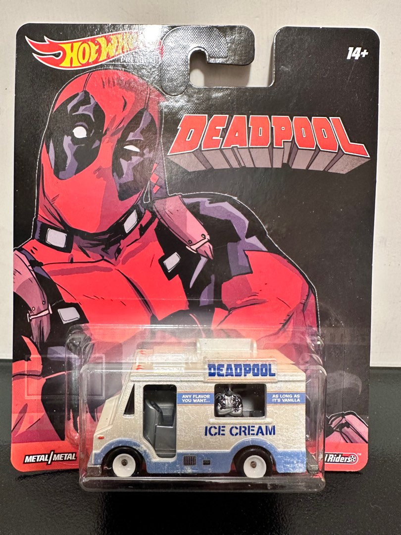 Hotwheels Deadpool ICE CREAM TRUCK, 興趣及遊戲, 玩具 & 遊戲類 - Carousell