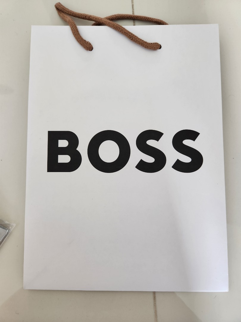 Hugo Boss paper bag, Everything Else on Carousell