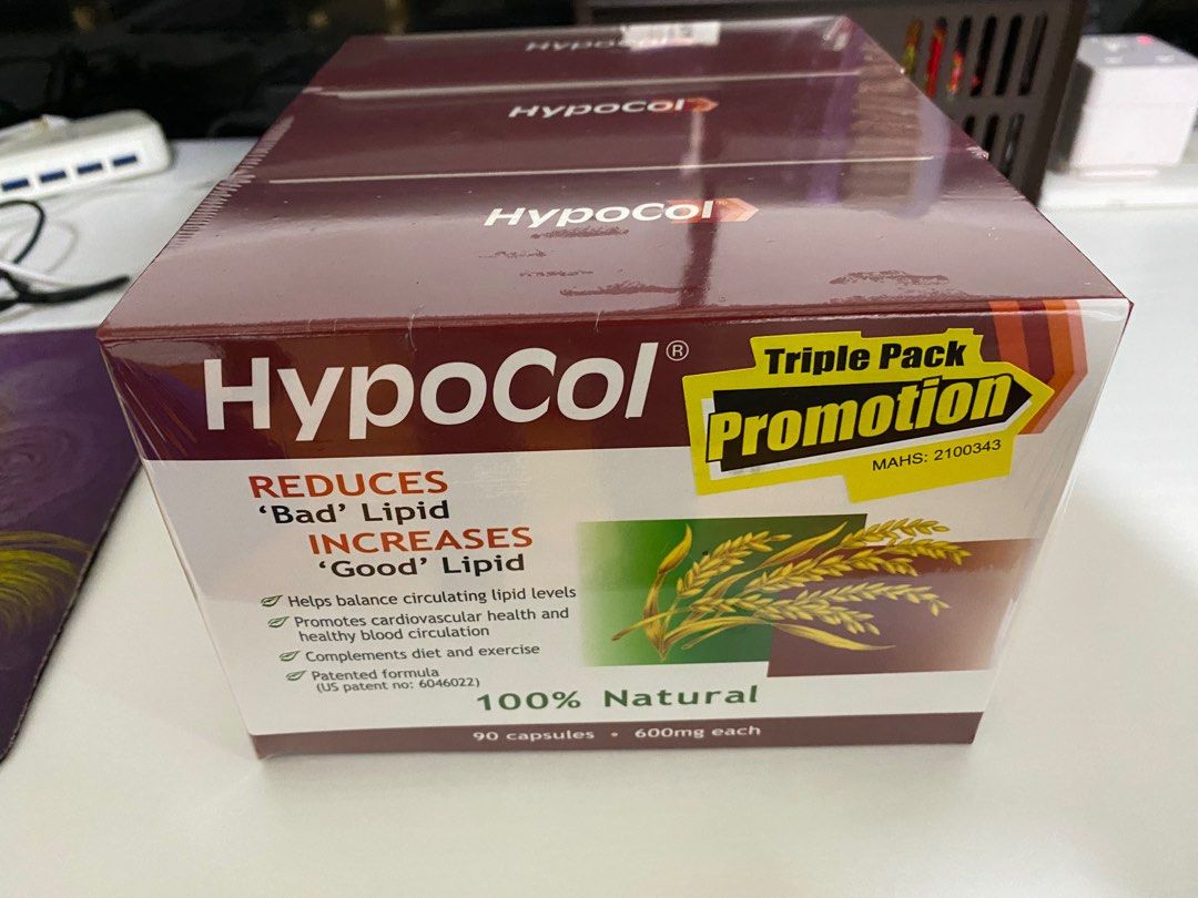 Hypocol Triple Pack, Health & Nutrition, Health Supplements, Vitamins ...