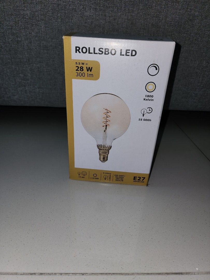 Ikea Rollsbo LED, Furniture & Home Living, Lighting & Fans, Lighting on ...