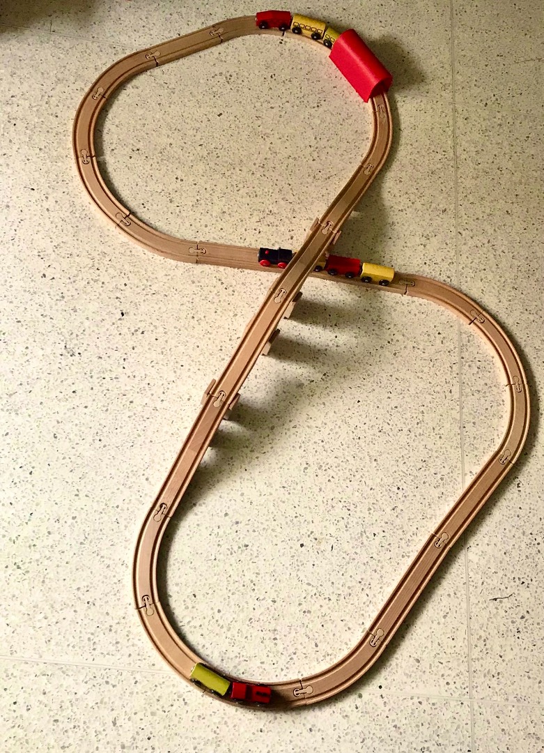IKEA wooden train track, bridge & tunnel set, Hobbies & Toys, Toys ...