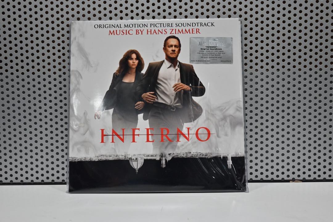 Inferno Original Motion Picture Soundtrack by Hans Zimmer, Red Vinyl ...