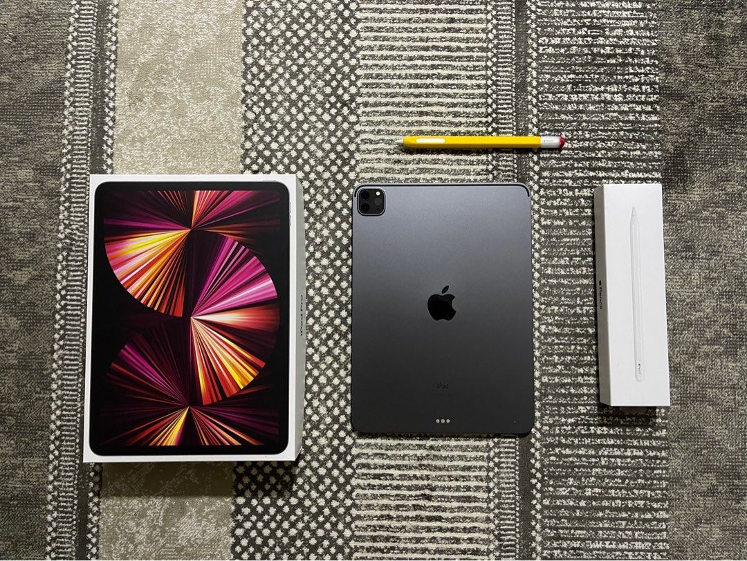 Ipad Pro 11-inch (3rd Generation) Wi-Fi 128GB Space Grey + Apple Pencil ...