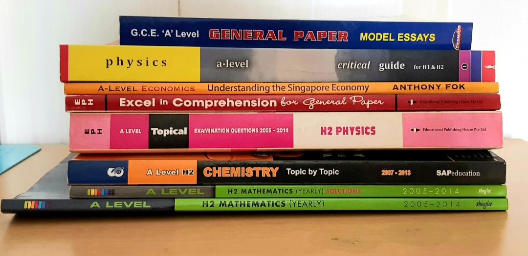 JC A Level H2 Chemistry / Physics / Economics / GP / Math TYS, Hobbies ...