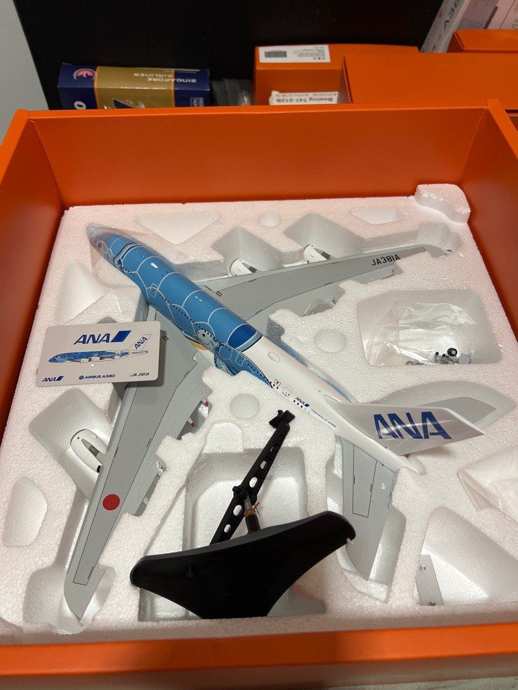 JC Wings 1/200 ANA A380 special livery x3 full metal die cast models ...