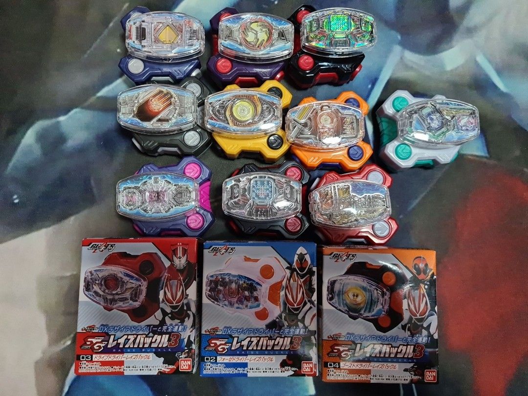 Kamen Rider Geats - Legend Rider Buckles (GP/SG Gashapon), Hobbies & Toys, Toys & Games on Carousell