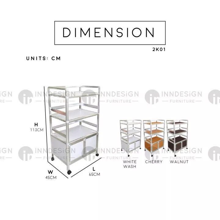 Kitchen Cabinet aluminum racks kitchen rack, Furniture & Home Living ...