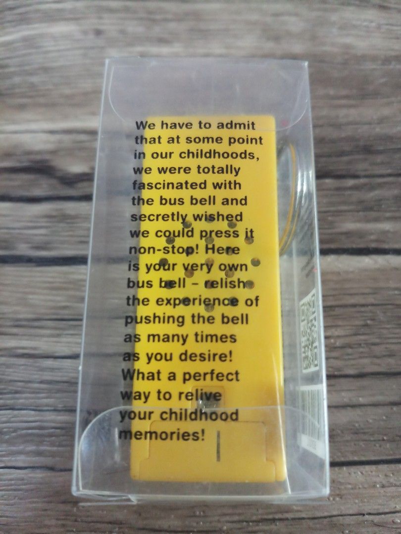 Knackstop LTA SG Mrt Merchandise - Bus stopping bell keychain ...