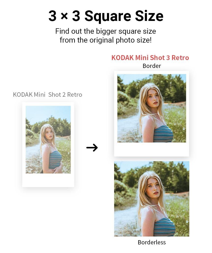 Kodak Mini Shot 3 Instant Camera and Printer (3x3 Inches) with 60 sheets, Photography, Cameras ...