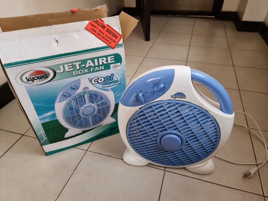 Kyowa Box Fan, Furniture & Home Living, Lighting & Fans, Fans on Carousell