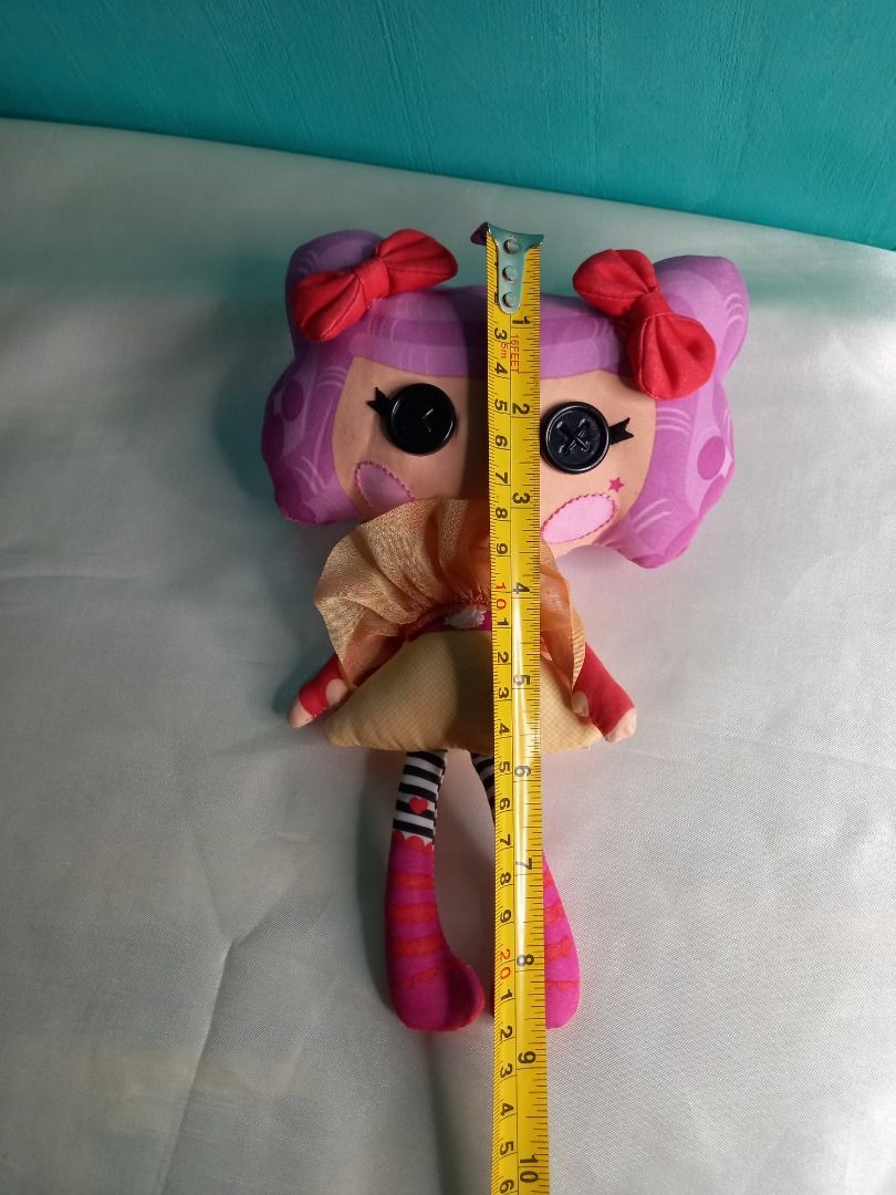 MGA Lalaloopsy Pink Orange Plush Girl Rag Doll Stuffed Toy Cute Stitch ...