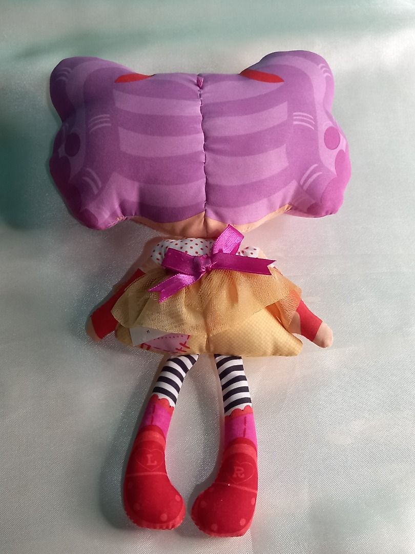 MGA Lalaloopsy Pink Orange Plush Girl Rag Doll Stuffed Toy Cute Stitch ...