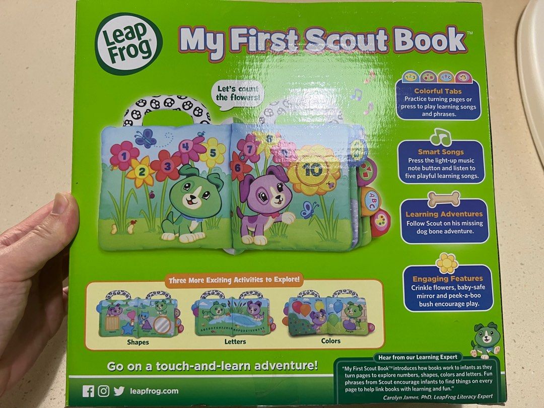 Leapfrog my first scout book BNIB, Babies & Kids, Infant Playtime on ...