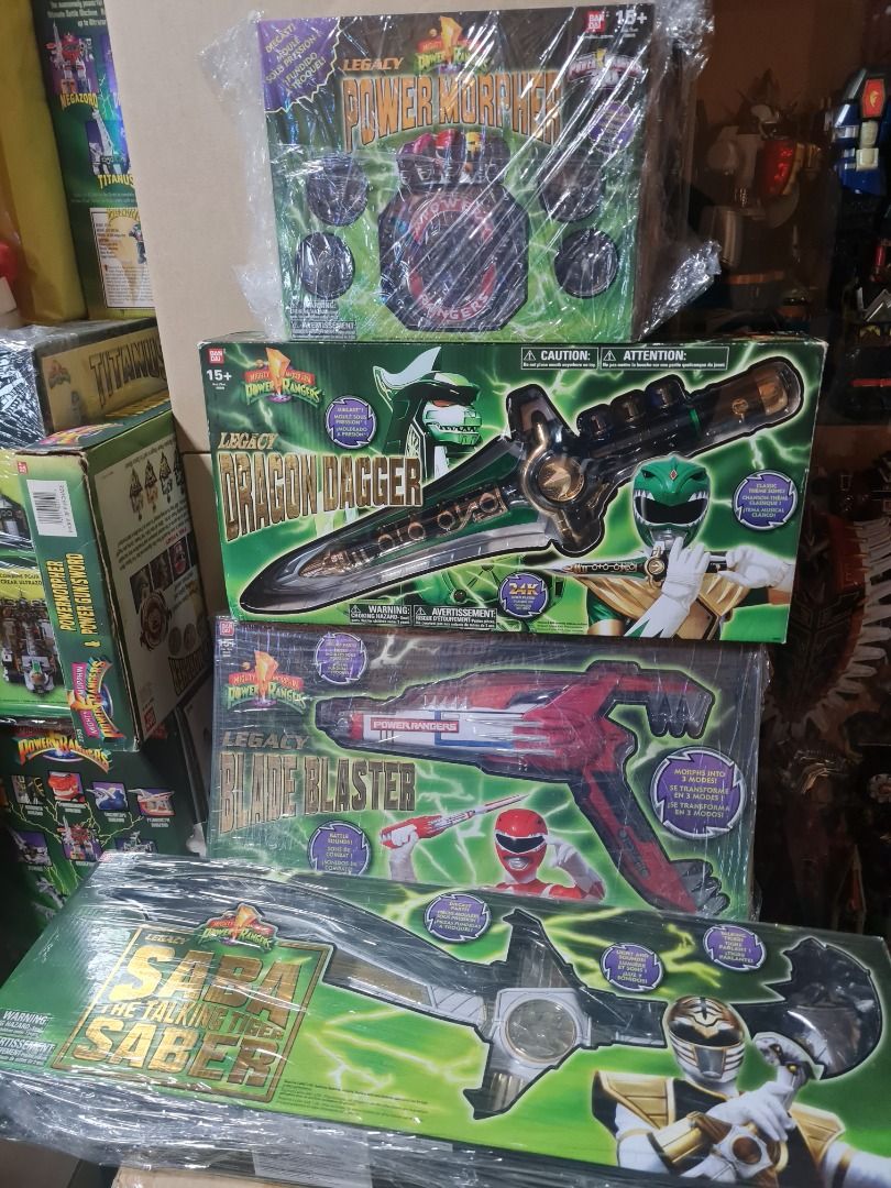 Legacy Power Rangers (Power Mopher, Saba Tiger Saber, Blade Blaster ...