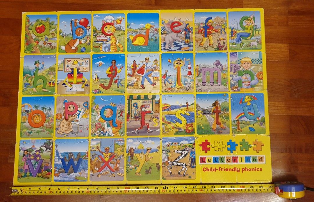 Letterland Giant Alphahet Puzzle (28 pieces)(with free mailing ...