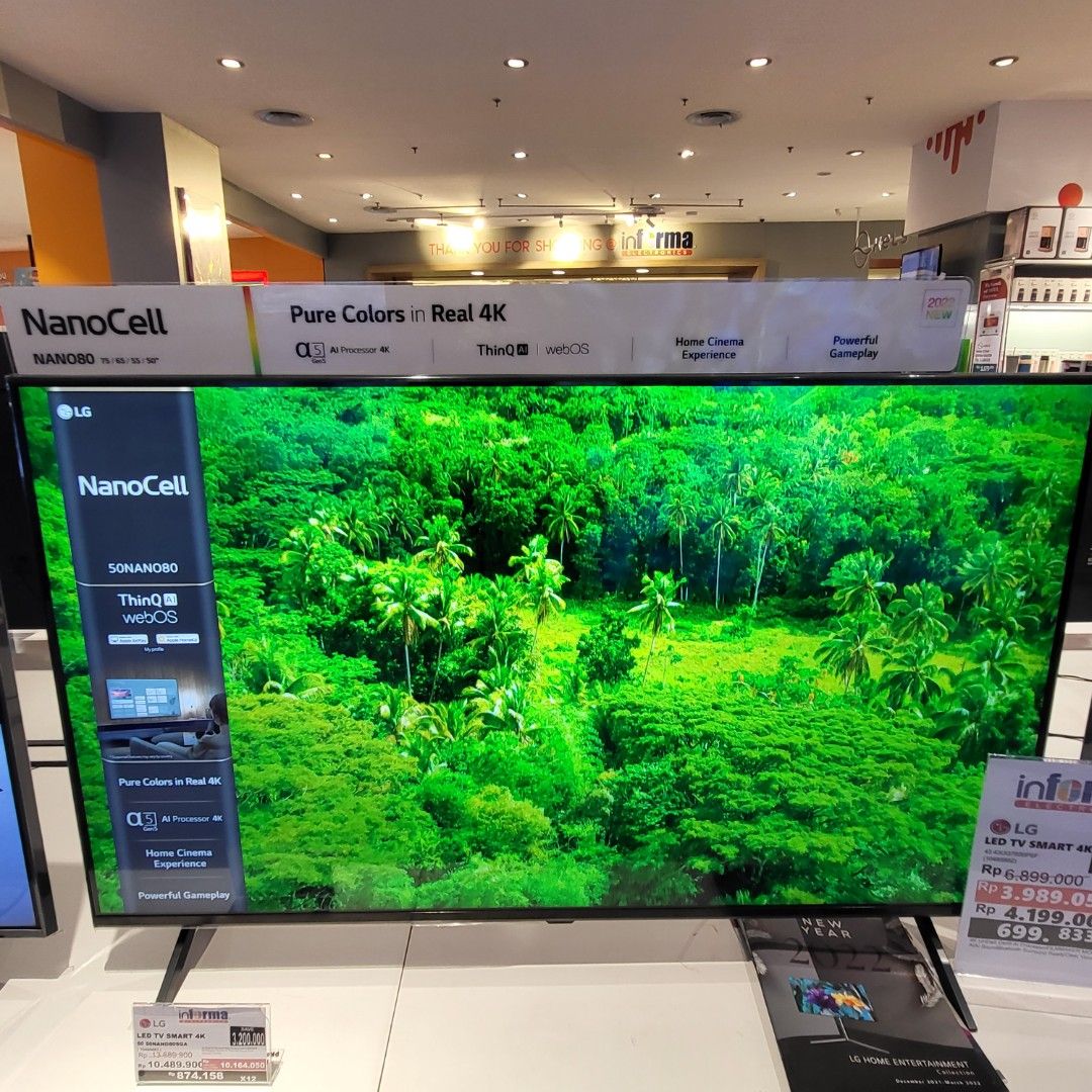 LG LED TV SMART 4K 50INCH BISA DICICIL PAKE KTP PROSES MUDAH DAN CEPAT ...