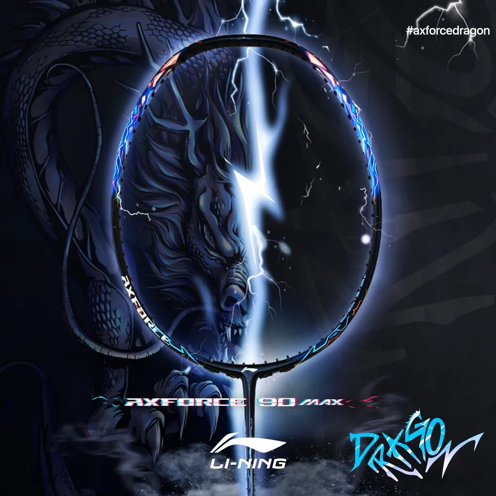 Li Ning Axforce 90 Max Dragon, Sports Equipment, Sports & Games, Racket ...