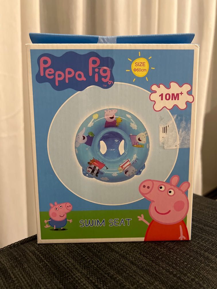 Licensed peppa pig swim seat ring float, Hobbies & Toys, Toys & Games ...