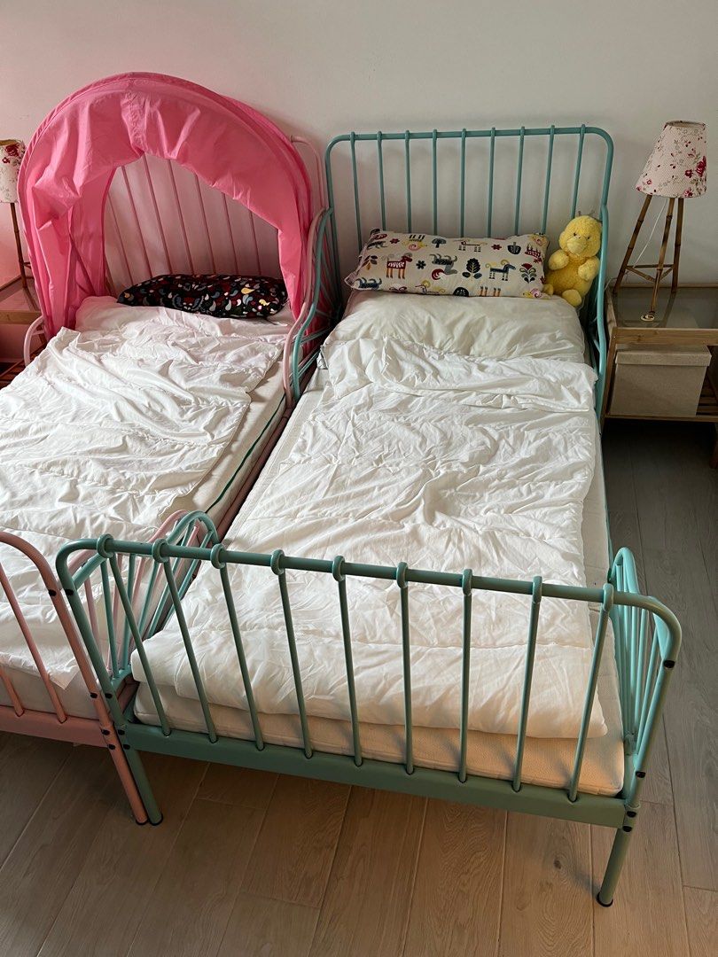 Limited Edition IKEA MINNEN Junior Extendable Bed Kids, Furniture ...