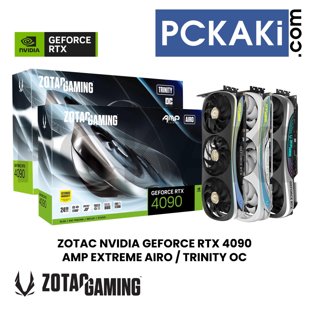 [IN STOCK] ZOTAC GAMING NVIDIA GEFORCE RTX 4090 AMP EXTREME AIRO ...