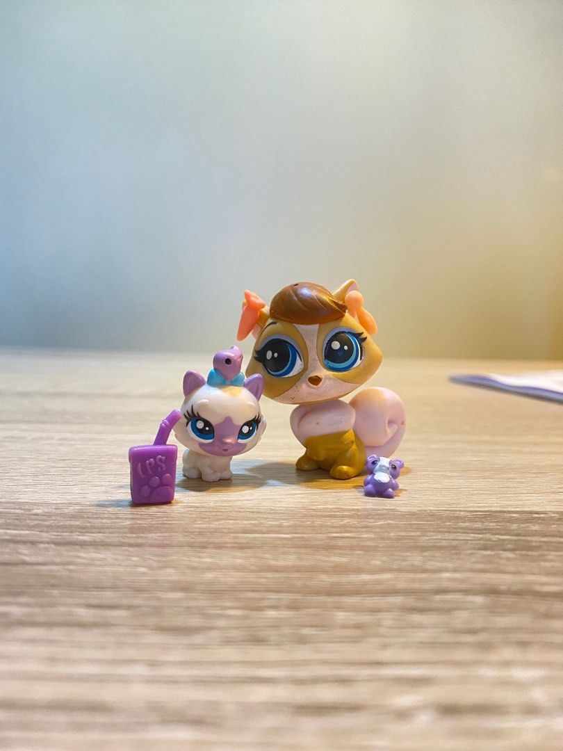 Littlest pet shop LPS Set Figurines (Squirrel Set, Deer Set, Cat set ...