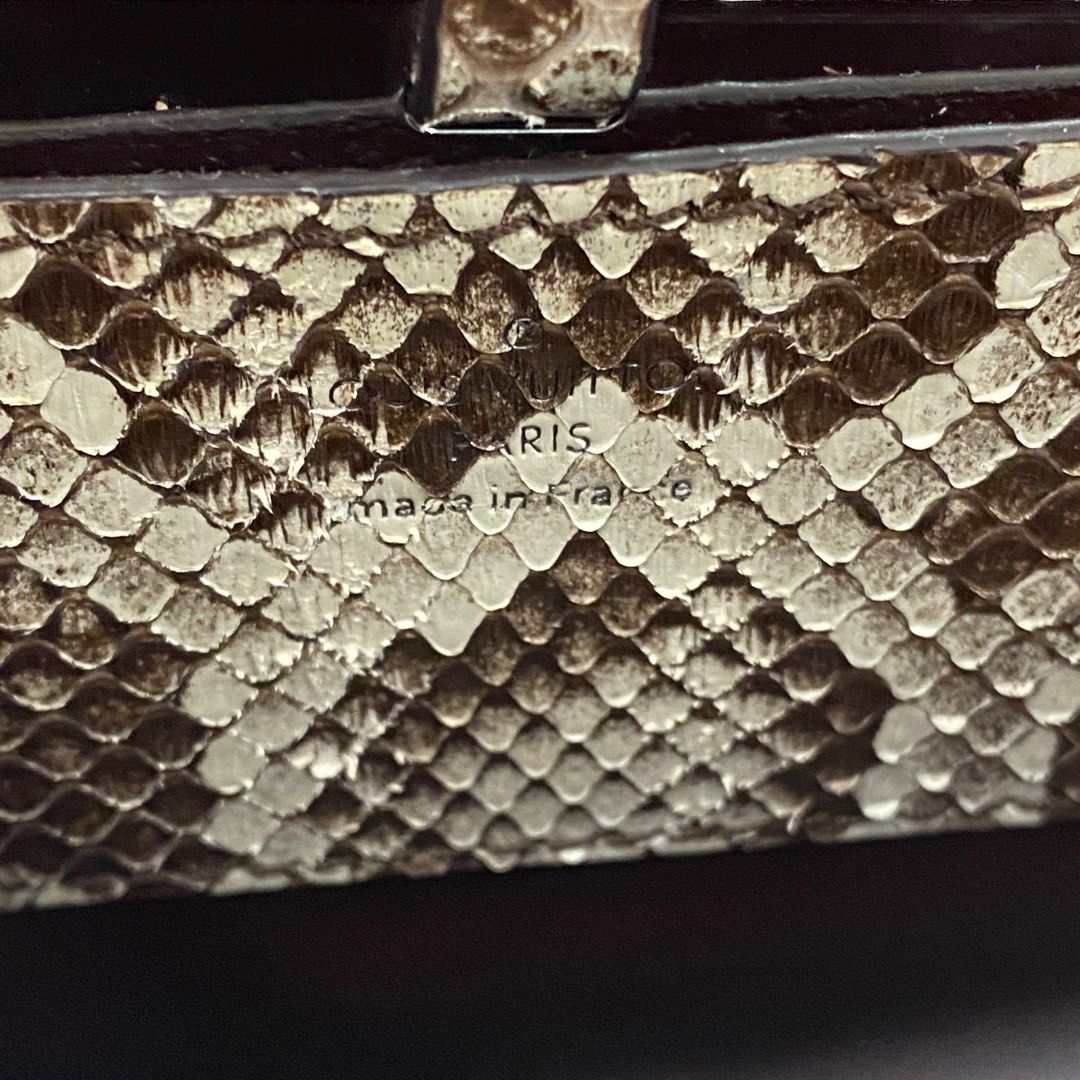 Louis Vuitton Twist MM Python, Luxury, Bags & Wallets on Carousell