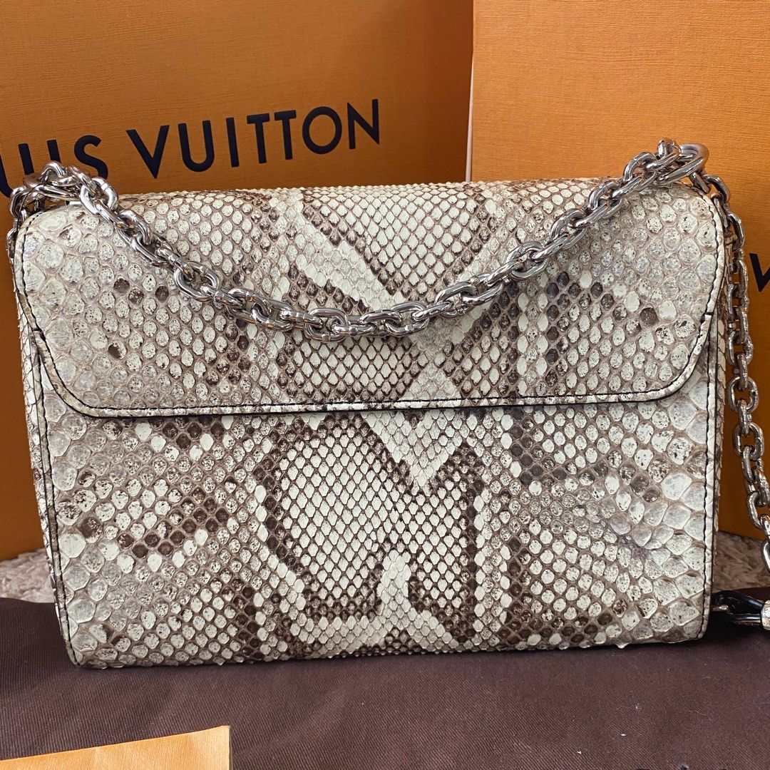 Louis Vuitton Twist MM Python, Luxury, Bags & Wallets on Carousell