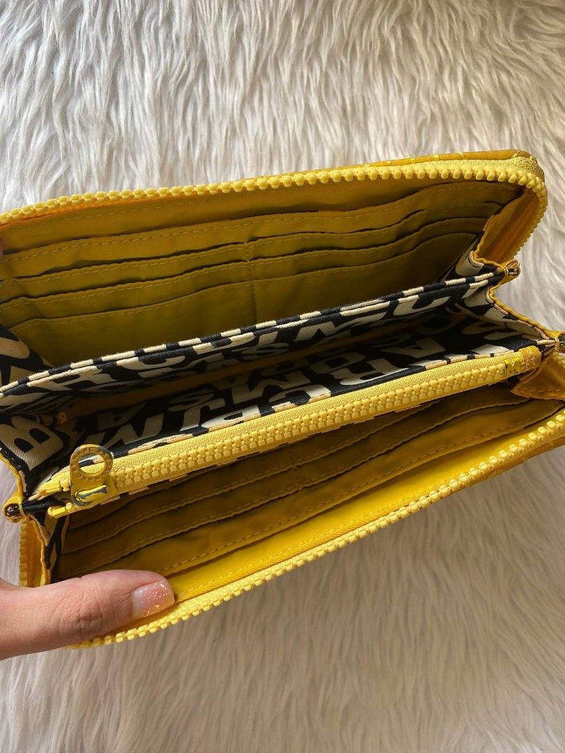 Marc Jacobs Nylon Long Zip Around Wallet, Women's Fashion, Bags ...